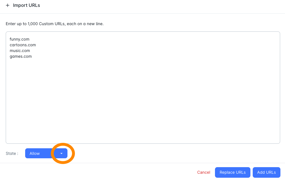 Policies: How to Bulk Import Custom URLs – Ativion