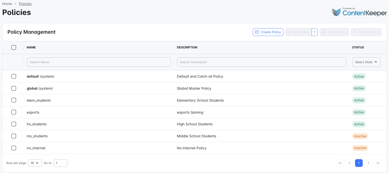 Web Filter: How to Clone a Policy – Ativion