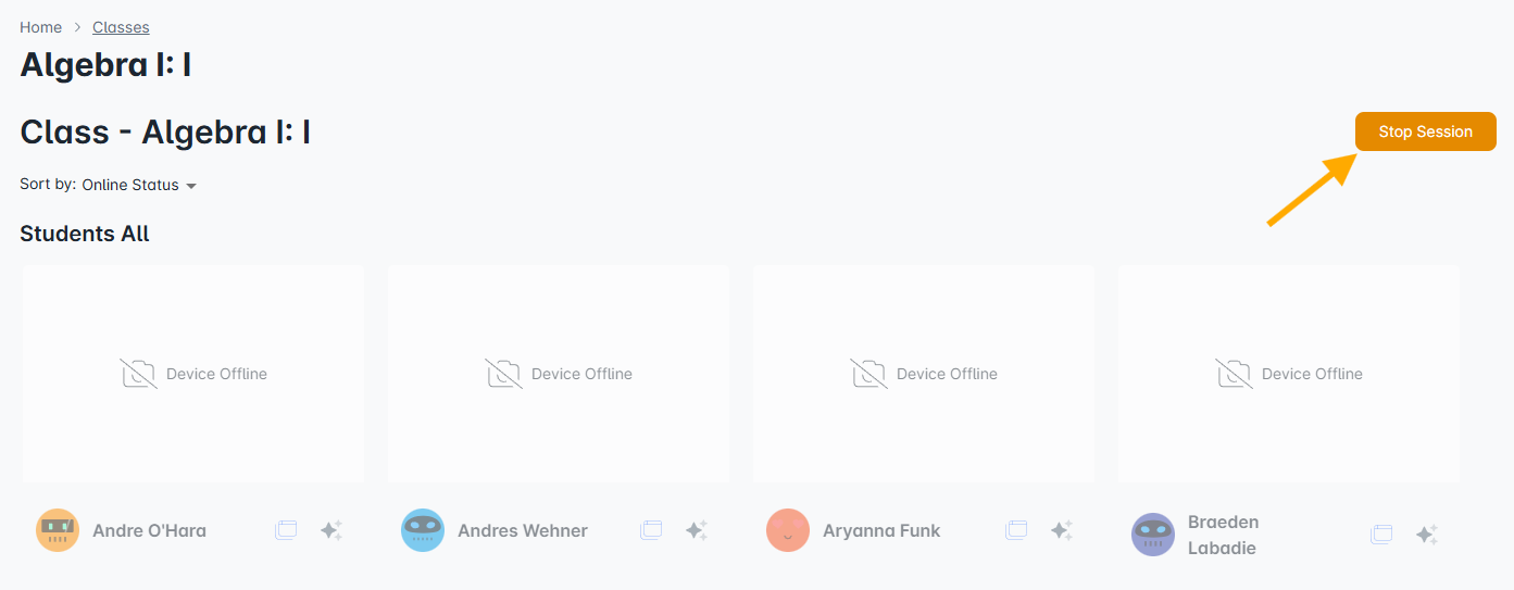 Classes: How to Sort Class View Tiles – Ativion
