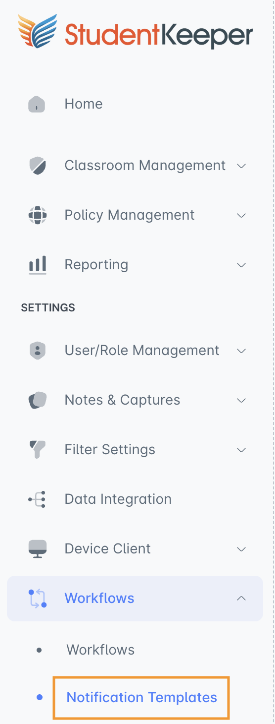 Workflows: Notification Templates – Ativion