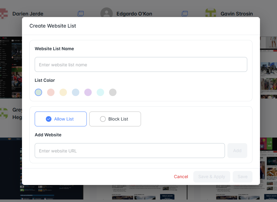Classes: Allow and Block List – Ativion